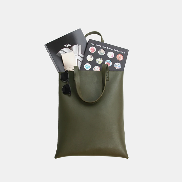 Custom Leather Tote Bag - Portrait – Tailored Projects