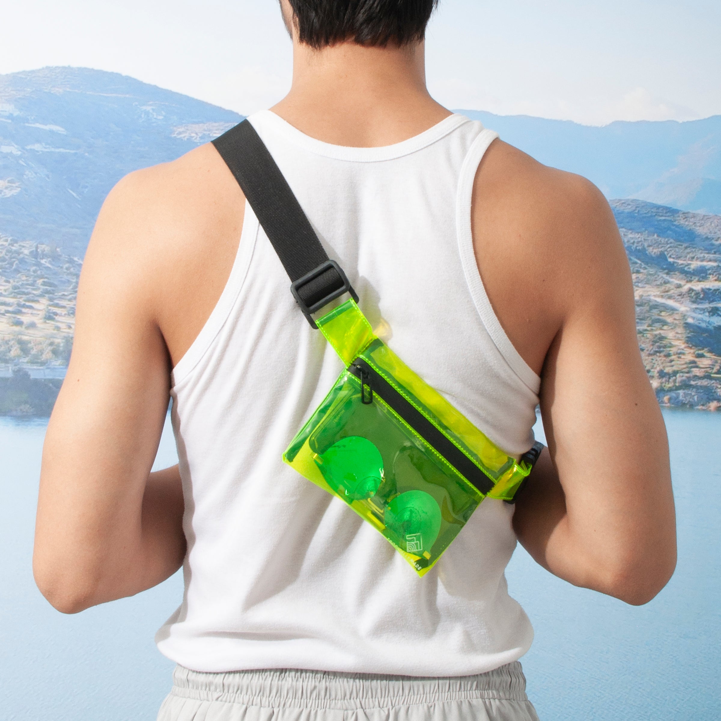 Custom PVC Sling Bag – Tailored Projects